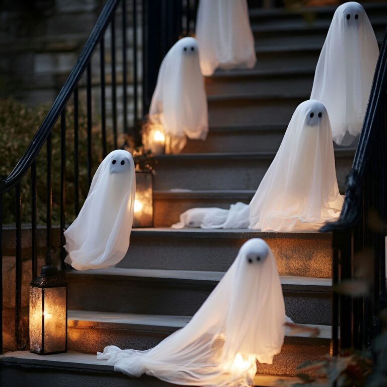 27 Halloween Staircase Décor Ideas For An Enchanting Spooky Season