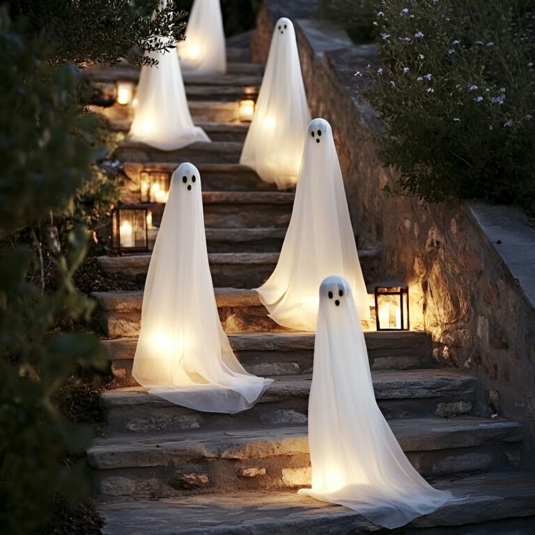 27 Halloween Staircase Décor Ideas For An Enchanting Spooky Season