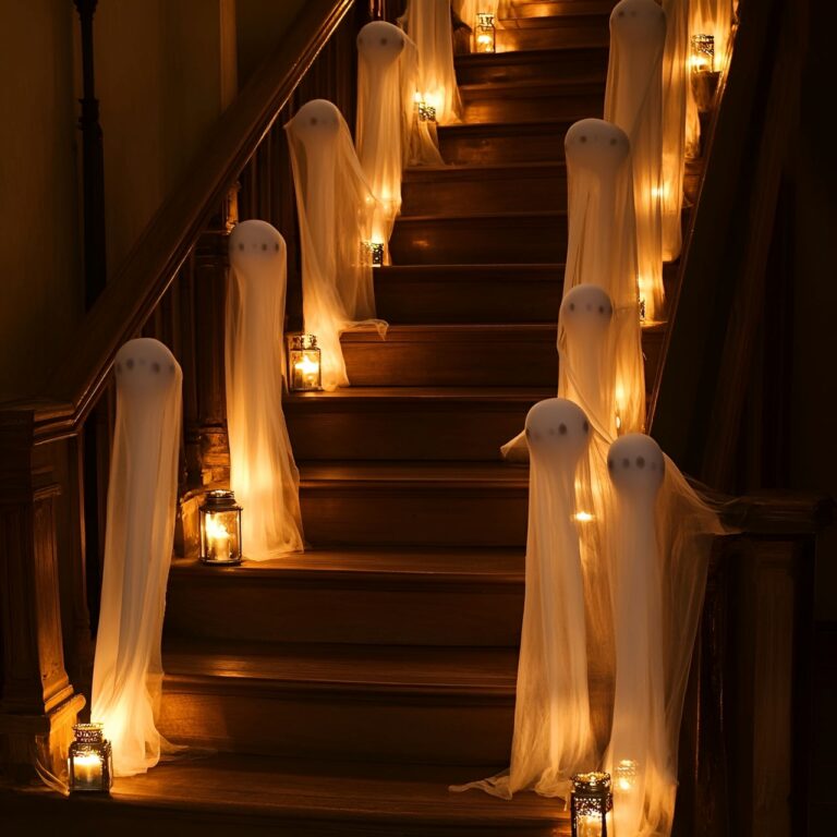 27 Halloween Staircase Décor Ideas For An Enchanting Spooky Season