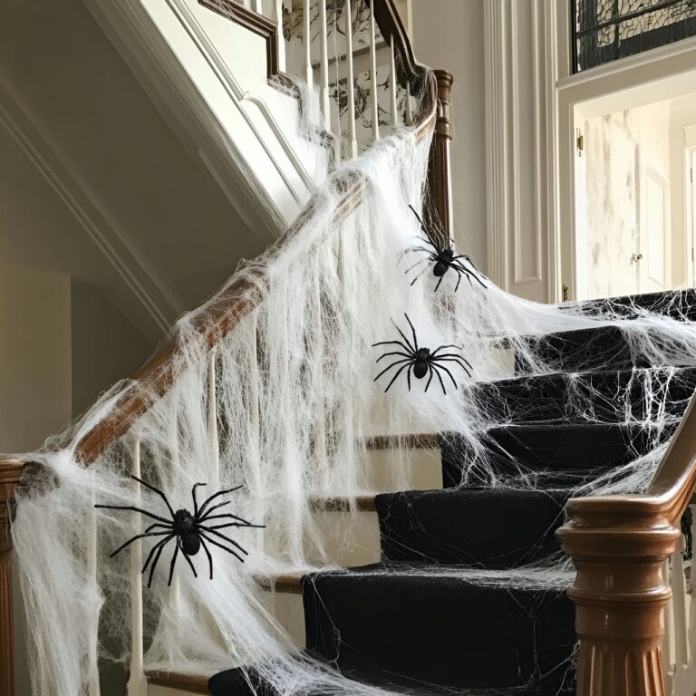 27 Halloween Staircase Décor Ideas For An Enchanting Spooky Season