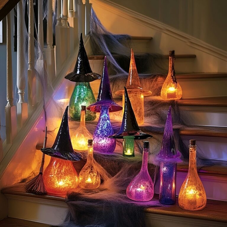 27 Halloween Staircase Décor Ideas For An Enchanting Spooky Season