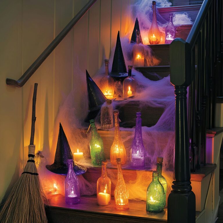 27 Halloween Staircase Décor Ideas For An Enchanting Spooky Season