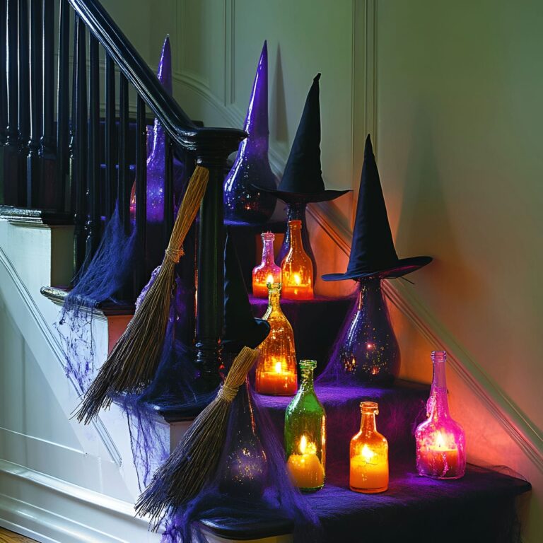 27 Halloween Staircase Décor Ideas For An Enchanting Spooky Season