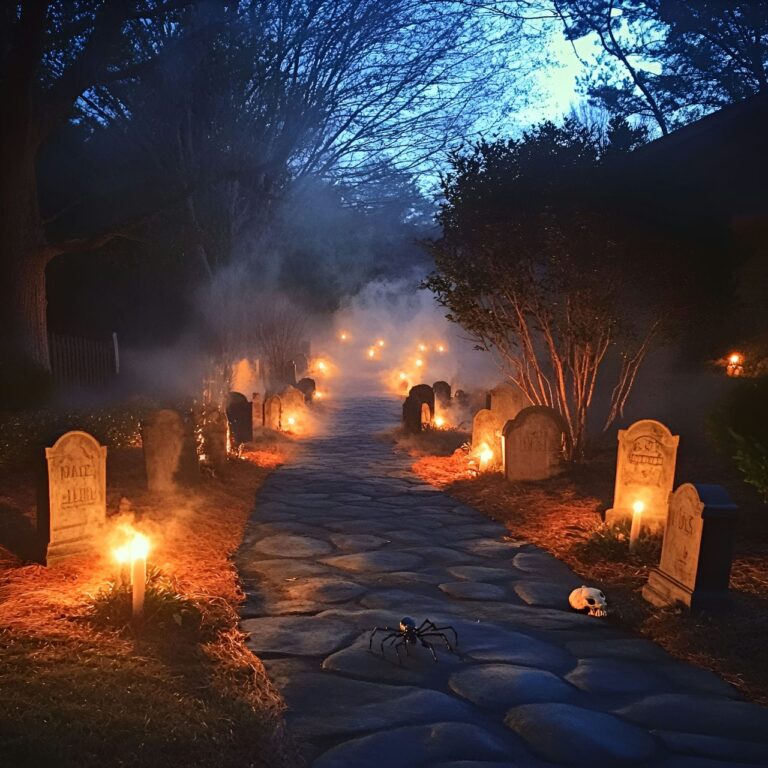 25 Halloween Driveway Ideas To Create A Haunting First Impression