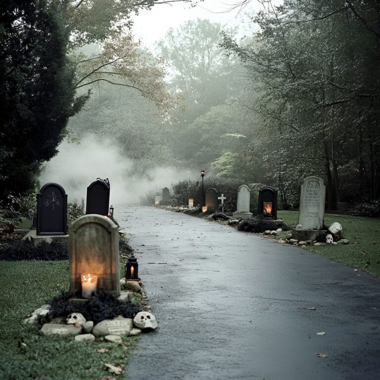 25 Halloween Driveway Ideas To Create A Haunting First Impression