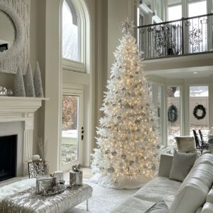 30 White & Silver Trees That Capture The Magic Of A Frosty Christmas