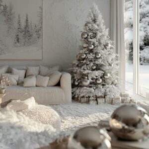 30 White & Silver Trees That Capture The Magic Of A Frosty Christmas