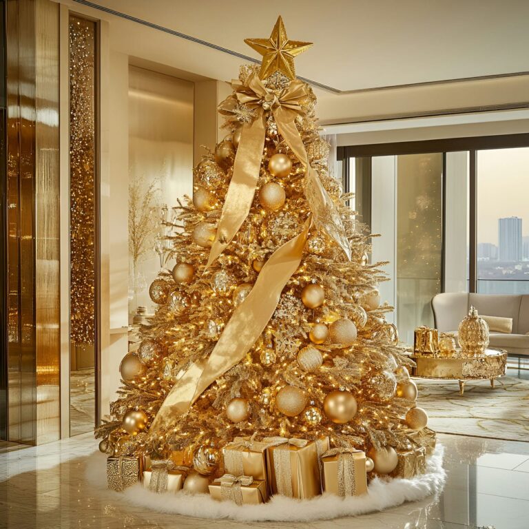 30 Gold & Glam Trees Bringing Luxurious Style To Christmas Décor