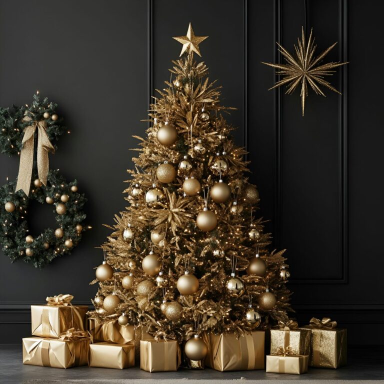 30 Gold & Glam Trees Bringing Luxurious Style To Christmas Décor