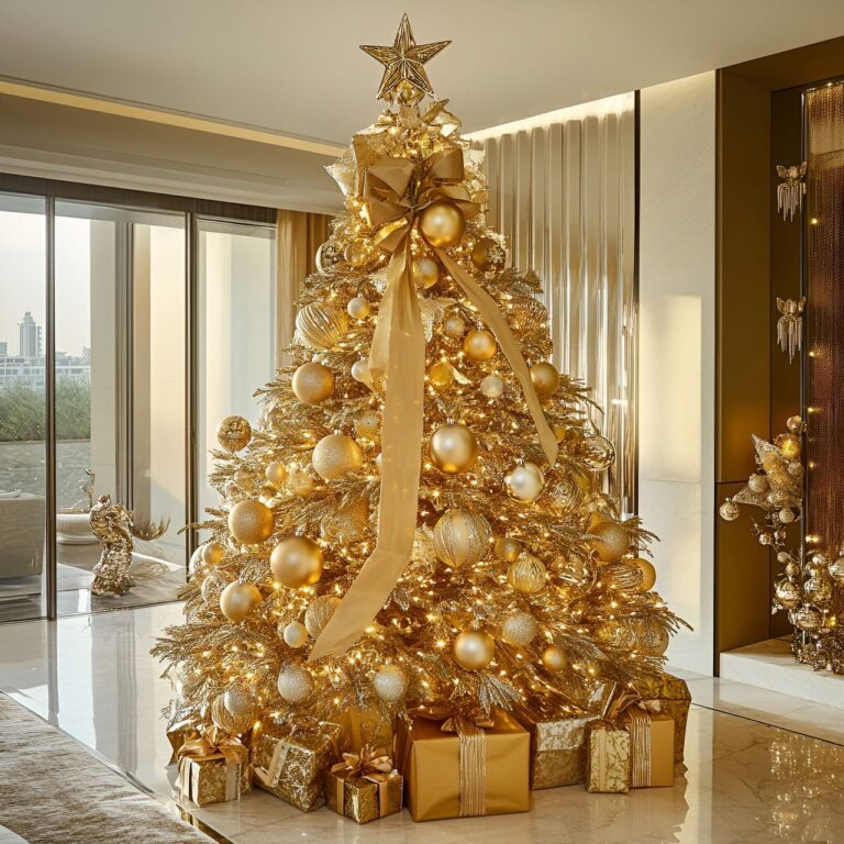 30 Gold & Glam Trees Bringing Luxurious Style To Christmas Décor