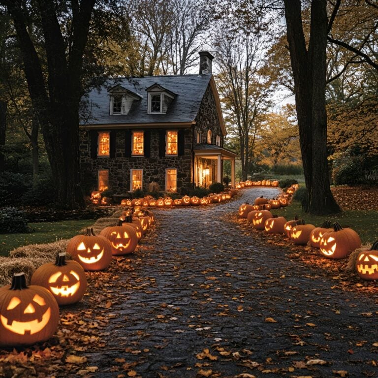 25 Halloween Driveway Ideas To Create A Haunting First Impression