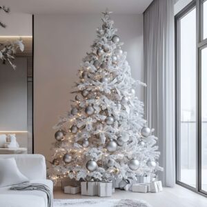 30 White & Silver Trees That Capture The Magic Of A Frosty Christmas