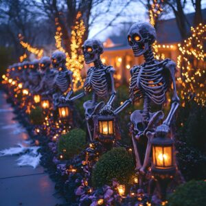 25 Halloween Driveway Ideas To Create A Haunting First Impression