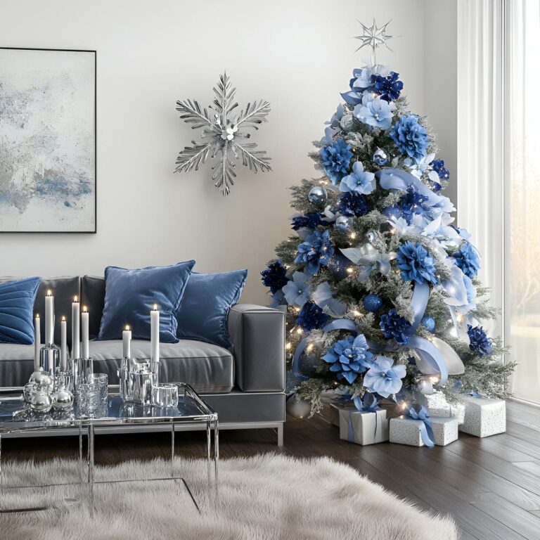 20 Blue Christmas Trees Bringing Elegance To Your Festive Décor