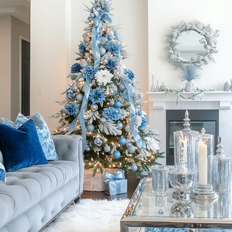 20 Blue Christmas Trees Bringing Elegance To Your Festive Décor