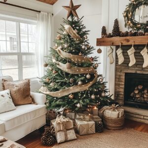 20 Rustic Christmas Trees Infusing Christmas Décor With Natural Charm