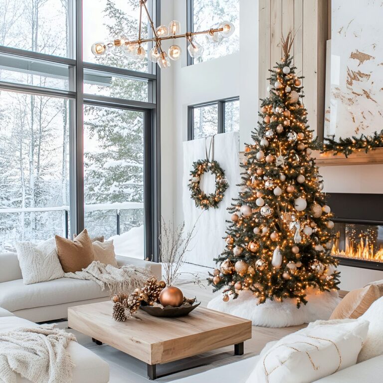 20 Metallic Accents Christmas Trees Creating A Luxe Atmosphere