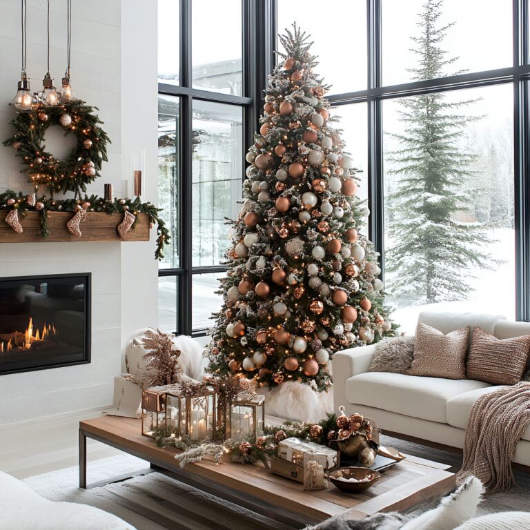 20 Metallic Accents Christmas Trees Creating A Luxe Atmosphere