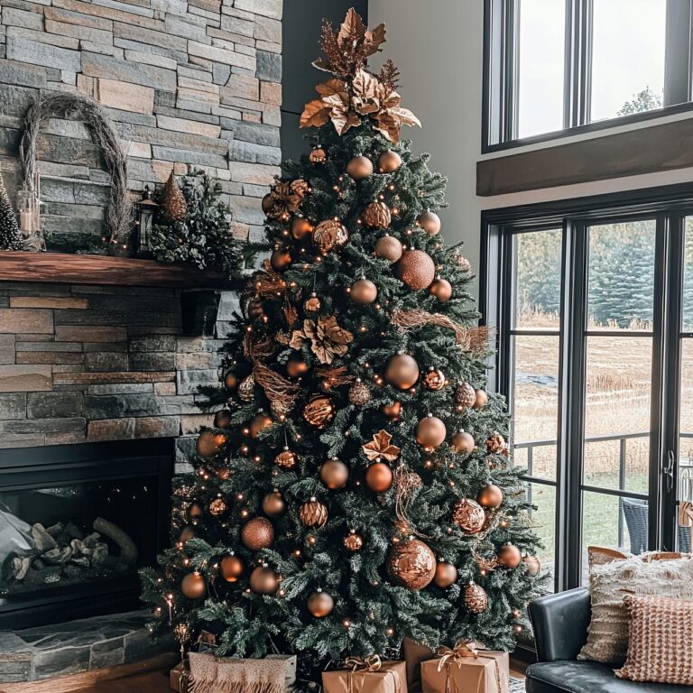 20 Metallic Accents Christmas Trees Creating A Luxe Atmosphere