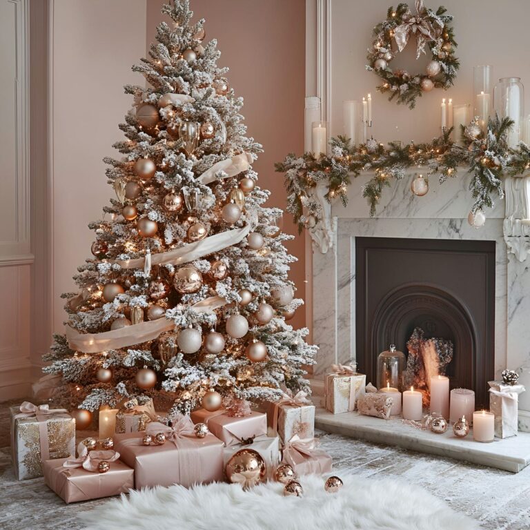 20 Metallic Accents Christmas Trees Creating A Luxe Atmosphere
