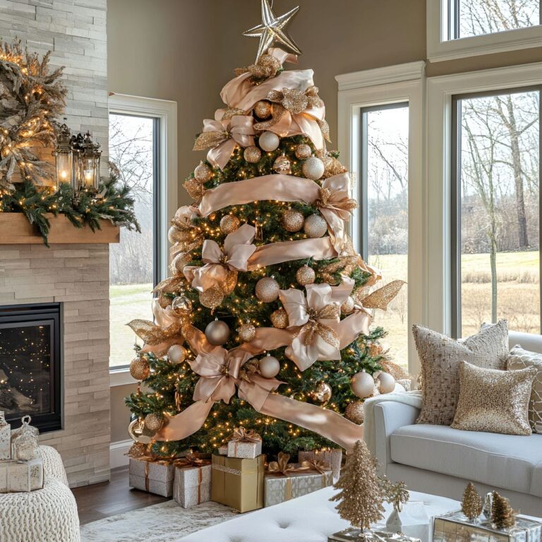 20 Metallic Accents Christmas Trees Creating A Luxe Atmosphere